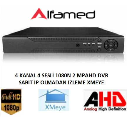 4 Kanal (XMEYE) AHD DVR Kayıt Cihazı fiyatları