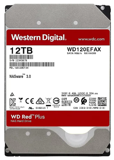 Western Digital WD120EFAX 3.5" 12 TB WD Red NAS SATA3 HDD fiyatları