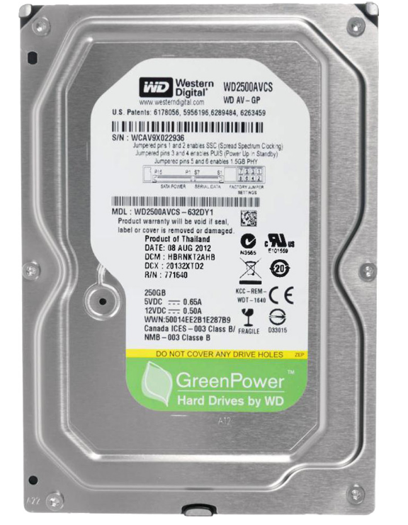 Western Digital Digital AV-GP 250 GB AV-GP WD2500AVCS Hard Disk fiyatları
