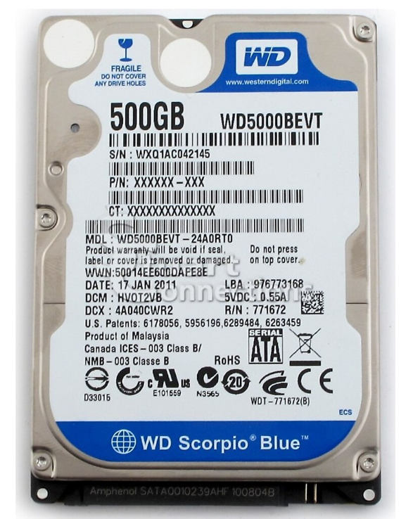 Western Digital Scorpio Blue 500 GB WD5000BEVT Hard Disk fiyatları