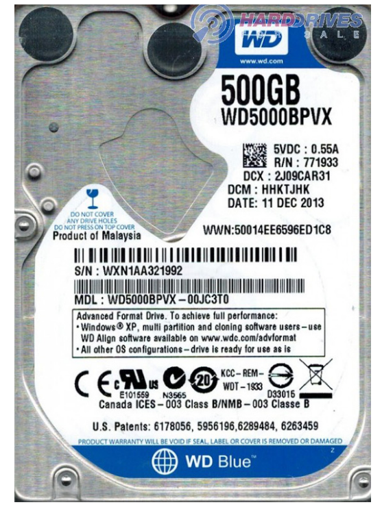 Western Digital 500 GB Blue WD5000BPVX Hard Disk fiyatları