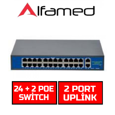 24+2 Port 10/100/1000 Poe Switch Gigabit fiyatları